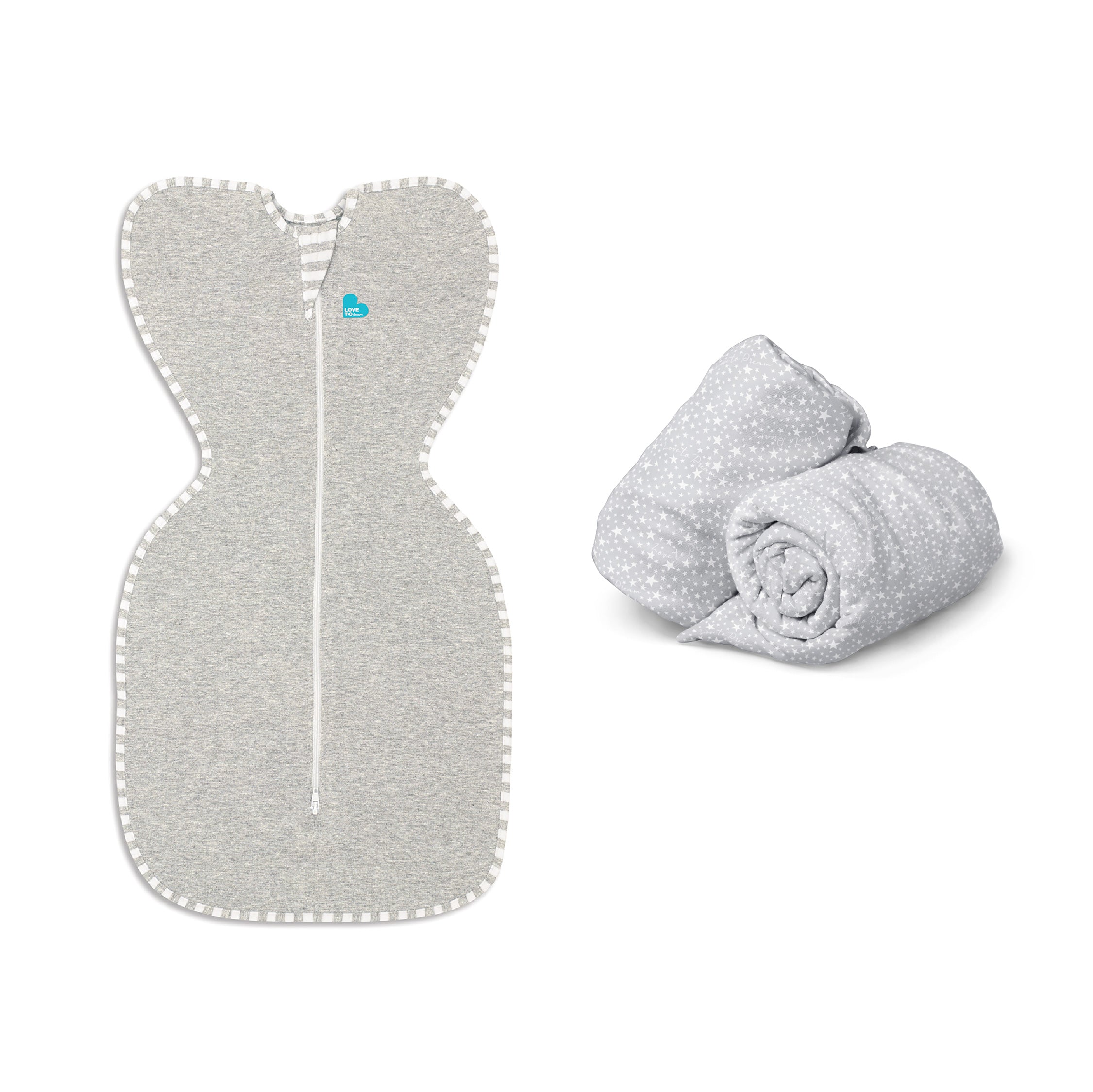Swaddle & Sheet Bundle - Grey – Love to Dream™ NZ